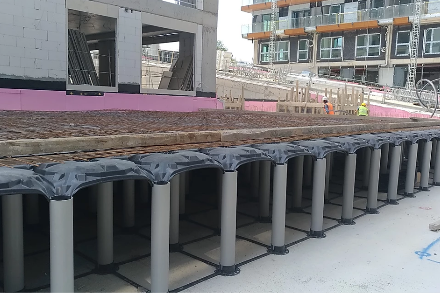 ABS PLUS - טפסות אבודות למילוי הגבהה ופילוס רצפות